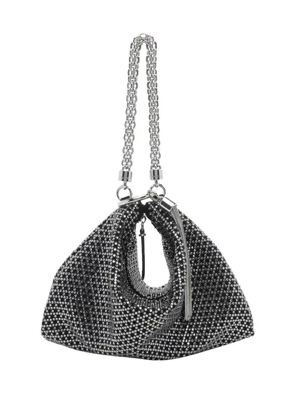 JIMMY CHOO Callie Sack Bag - Black
