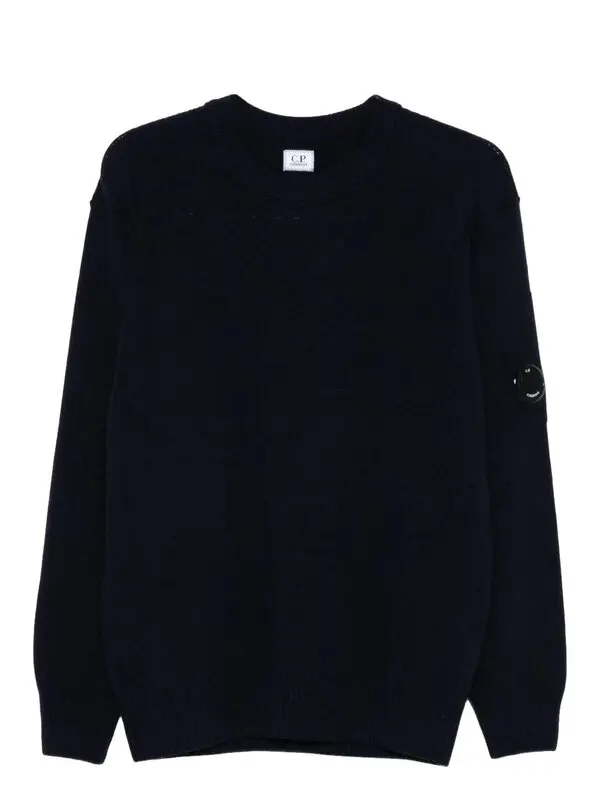 C.P. COMPANY Logo Wool Crewneck Sweater - Multicolor