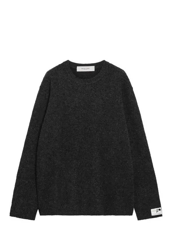 GOLDEN GOOSE Boucle Wool Sweater - Gray