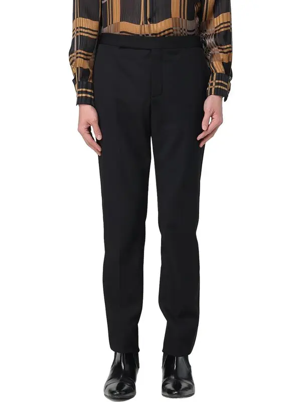 Saint Laurent Wool Trousers - Black