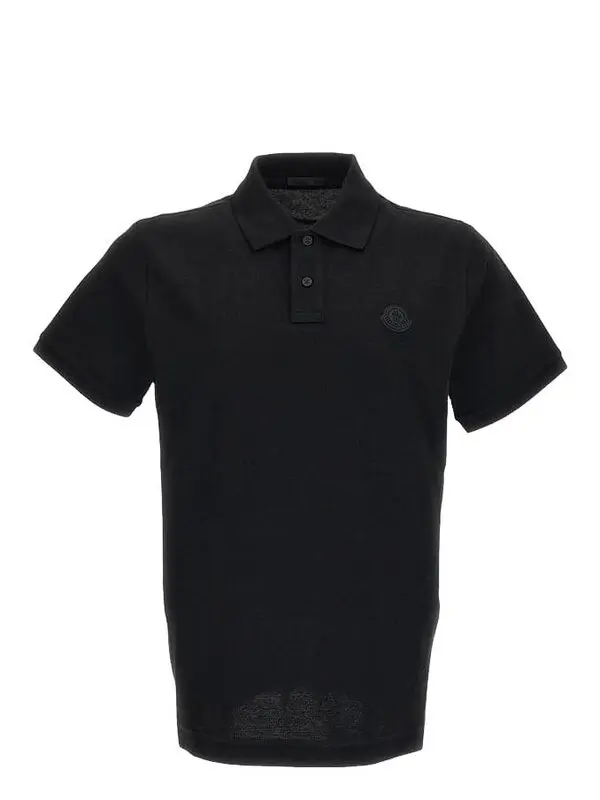 Moncler Polo Shirts - Black
