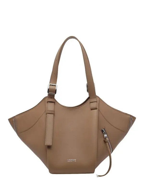 Loewe Flip Hammock Shoulder Bag - Cream
