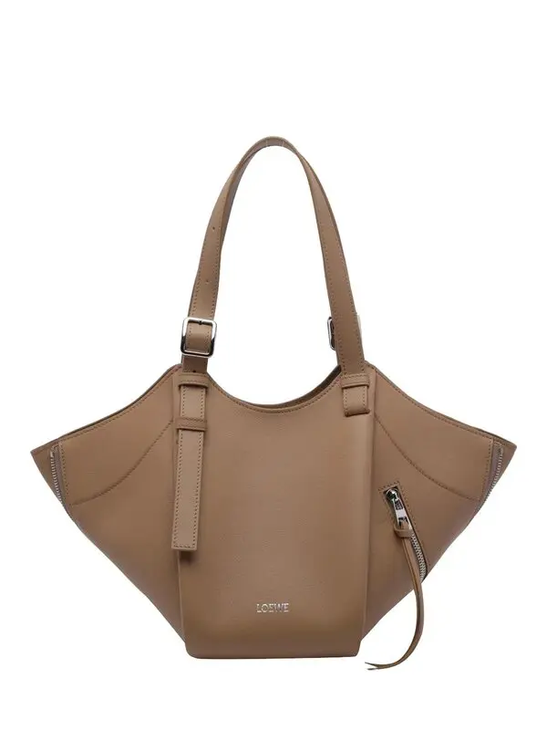 Loewe Flip Hammock Shoulder Bag - Cream