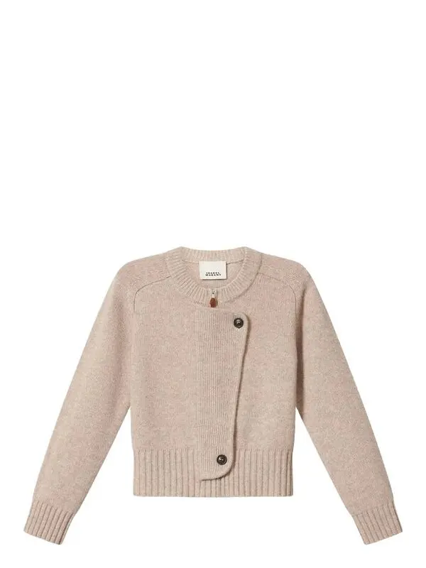 Isabel Marant Étoile Cashmere And Merino Wool Cardigan - Cream