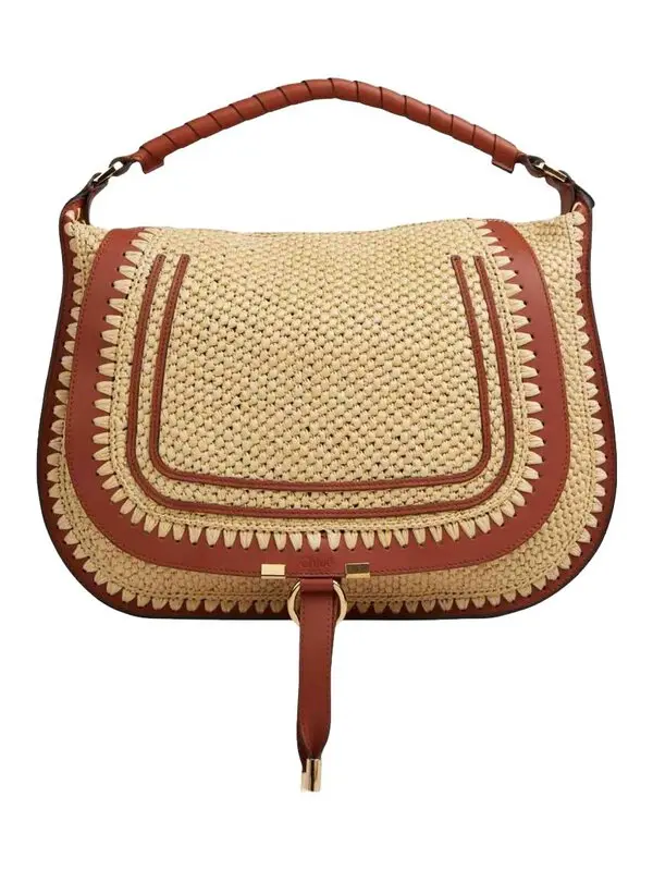 Chloé Marcie Medium Rafia Tote Bag - Multicolor