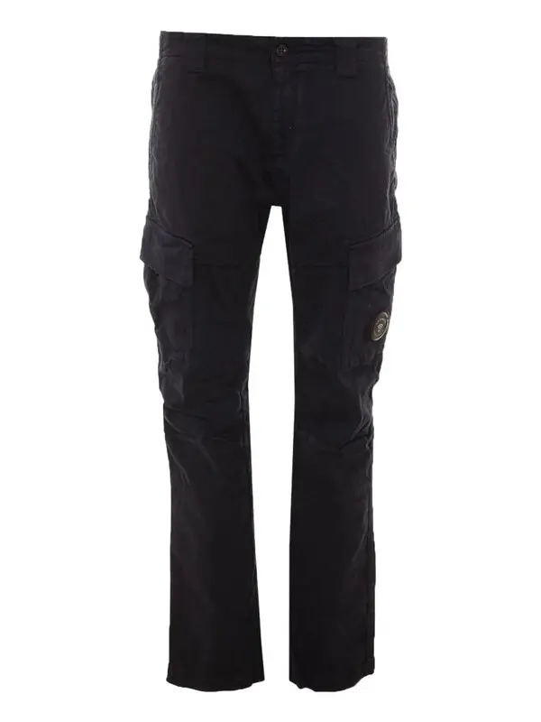 C.P. COMPANY Stretch Sateen Cargo Pants - Blue