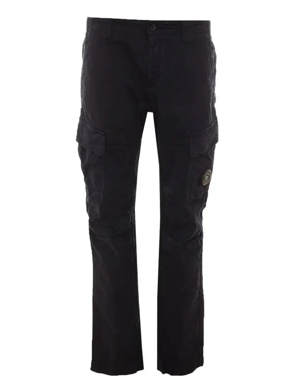 C.P. COMPANY Stretch Sateen Cargo Pants - Blue