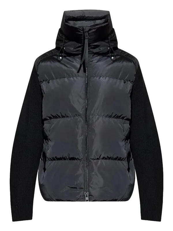 Canada Goose Quilted Padded Hooded Jacket - Black