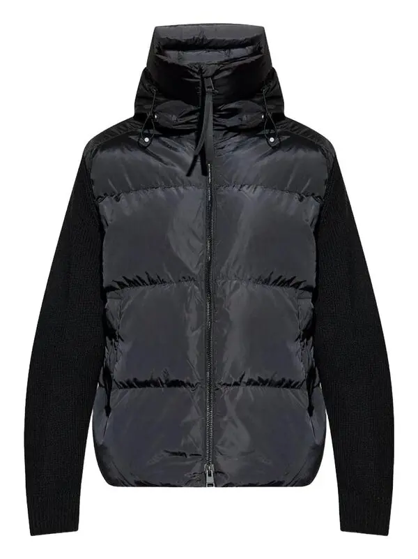 Canada Goose Quilted Padded Hooded Jacket - Black