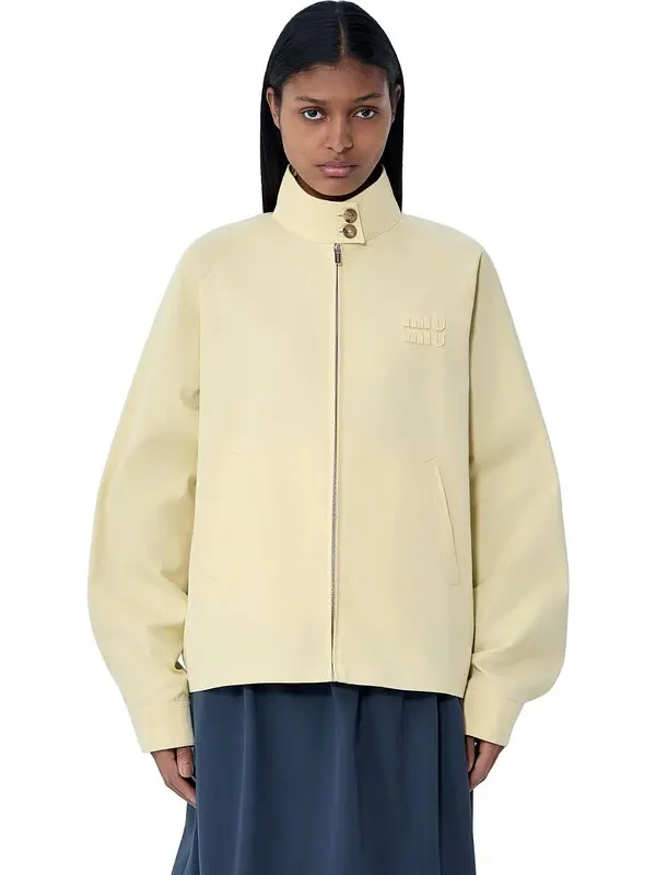 Miu Miu High-neck Zip Jacket - Multicolor