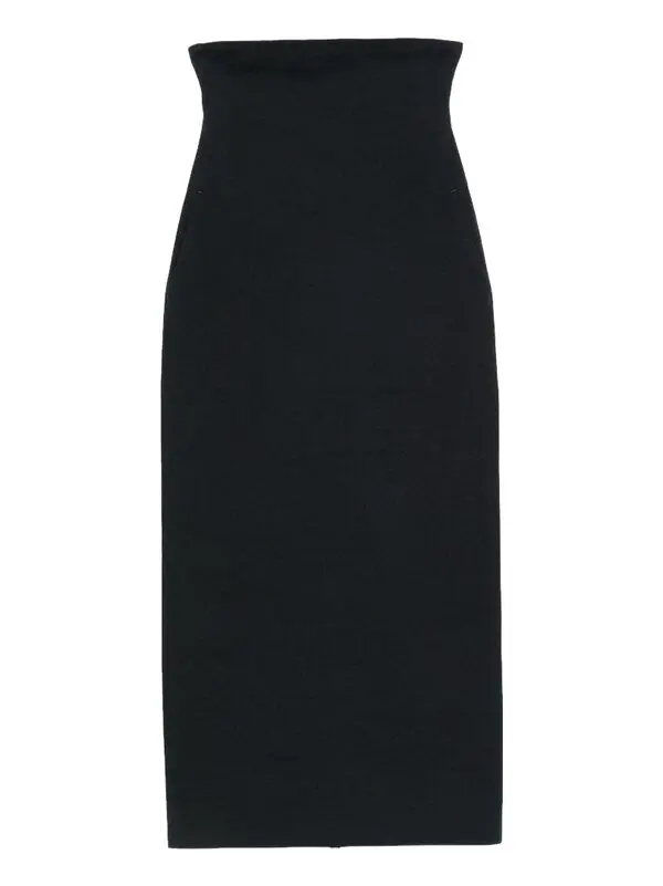 Issey Miyake Cotton Blend Midi Skirt - Multicolor