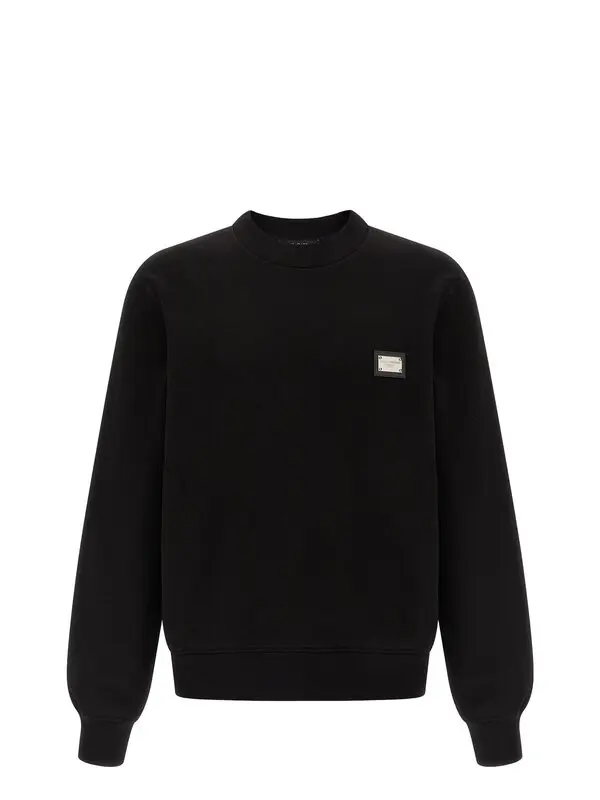 Dolce & Gabbana Logo Plate Sweatshirt - Black