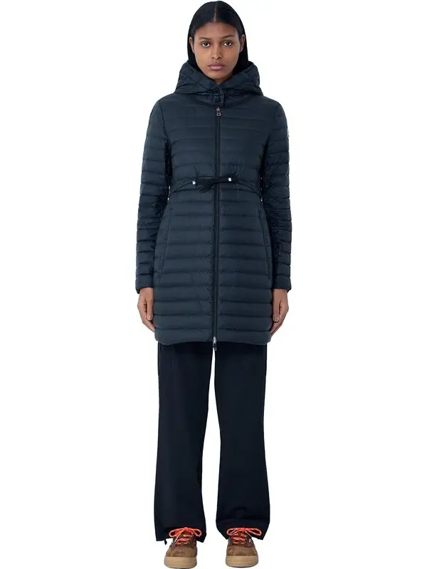 Moncler Barbel Long Parka Coat - Black
