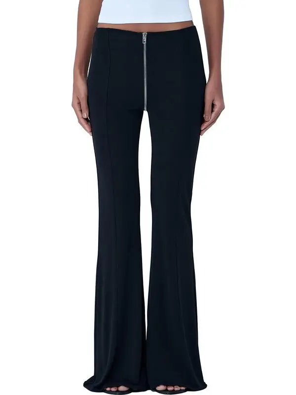 Alexander Wang High-rise Flared Trousers - Black