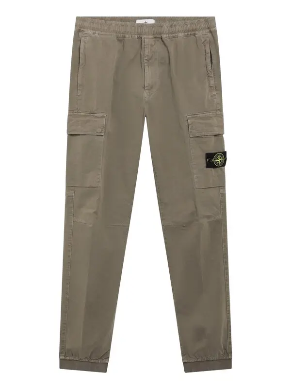 Stone Island Military Cotton Trousers - Green
