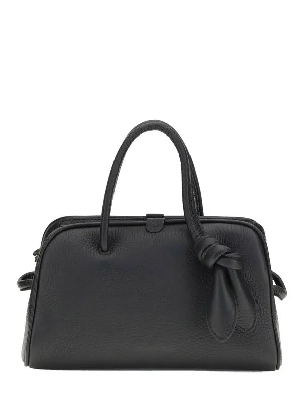 Jacquemus Le Petit Turismo Leather Top Handle Bag - Black