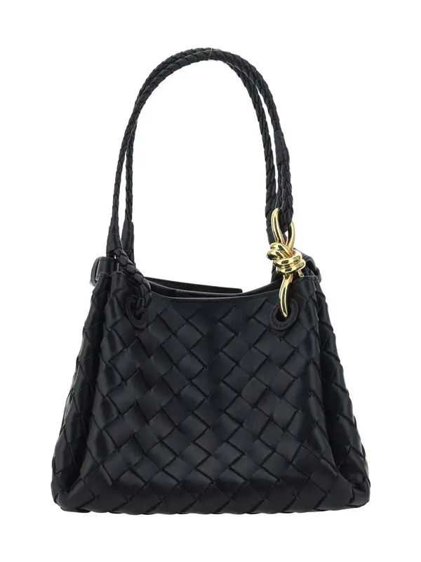 Bottega Veneta Small Parachute Shoulder Bag - Black