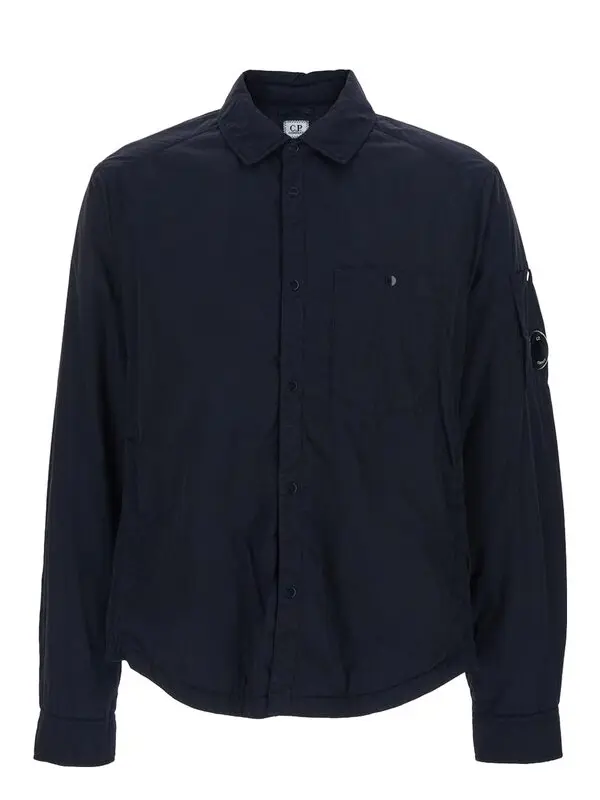 C.P. COMPANY Tech Fabric Jacket With Logo Plate - Multicolor