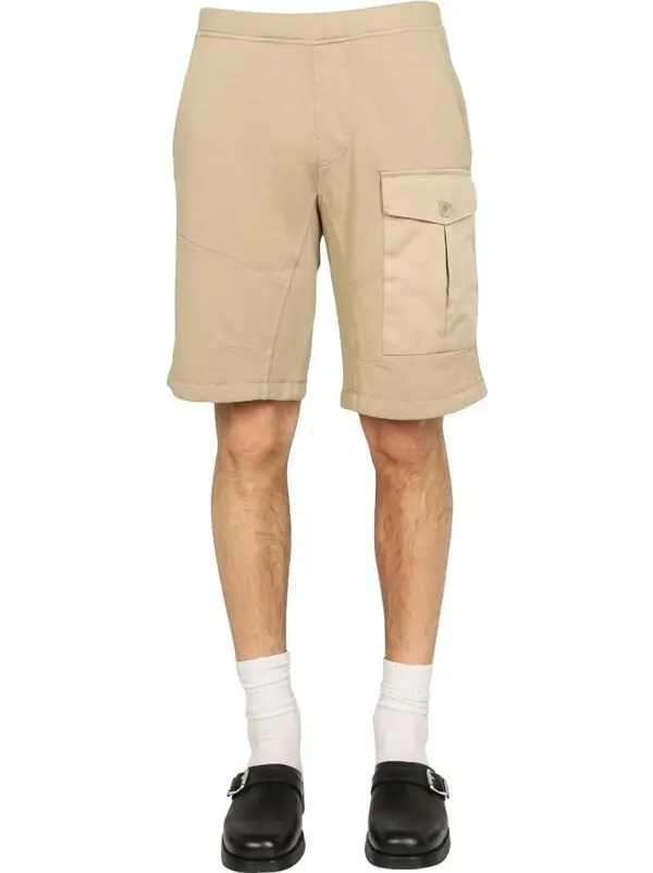 TEN C Sweatshirt Bermuda - Cream
