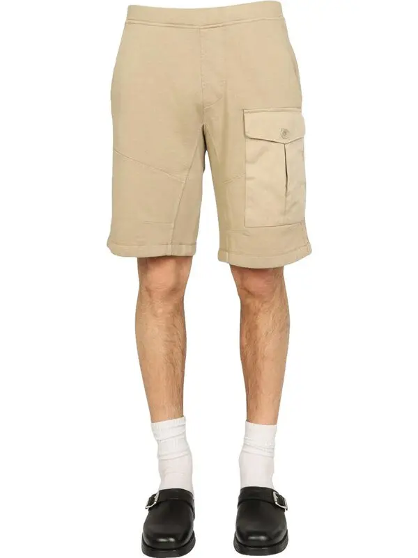 TEN C Sweatshirt Bermuda - Cream