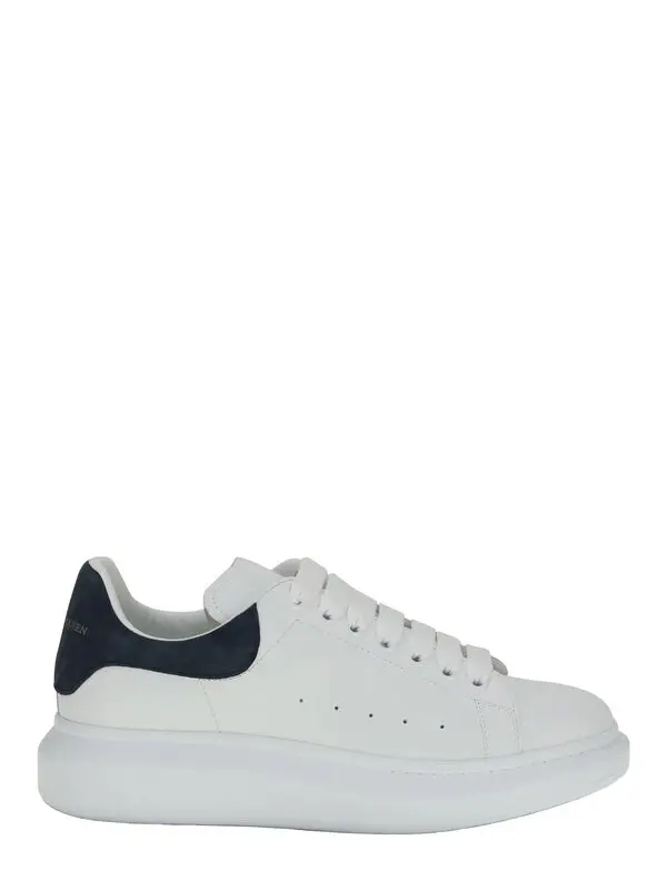 Alexander McQueen Oversized Leather Sneakers - White