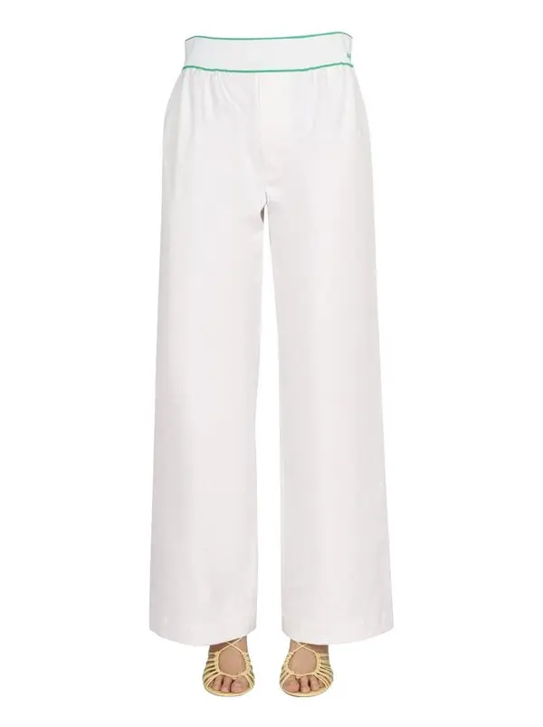 Bottega Veneta Cotton Twill Trousers - White