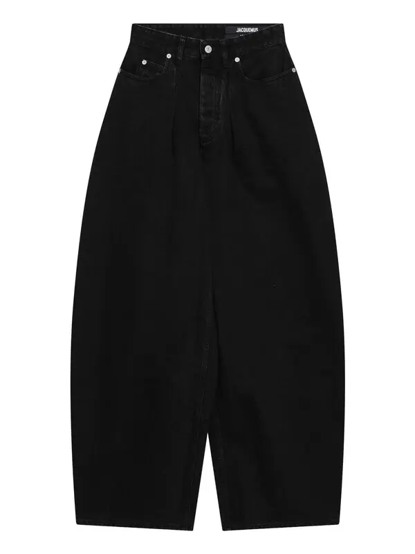Jacquemus High-waisted Denim Jeans - Black