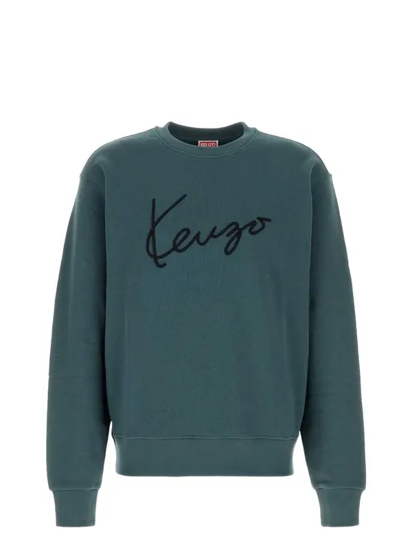 Kenzo Logo Cotton Sweatshirt - Multicolor
