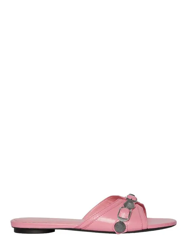 Balenciaga Leather Sandals - Pink