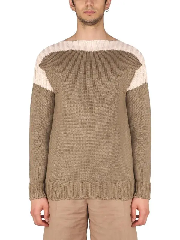 Fendi Cotton And Cashmere Sweater - Cream