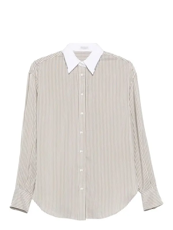 Brunello Cucinelli Silk Shirt - Multicolor