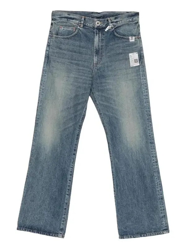 Mihara Yasuhiro Denim Bootcut Jeans - Blue