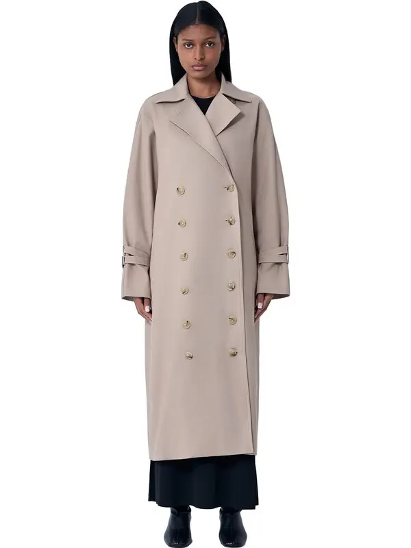 TOTEME Signature Trench Coat - Cream