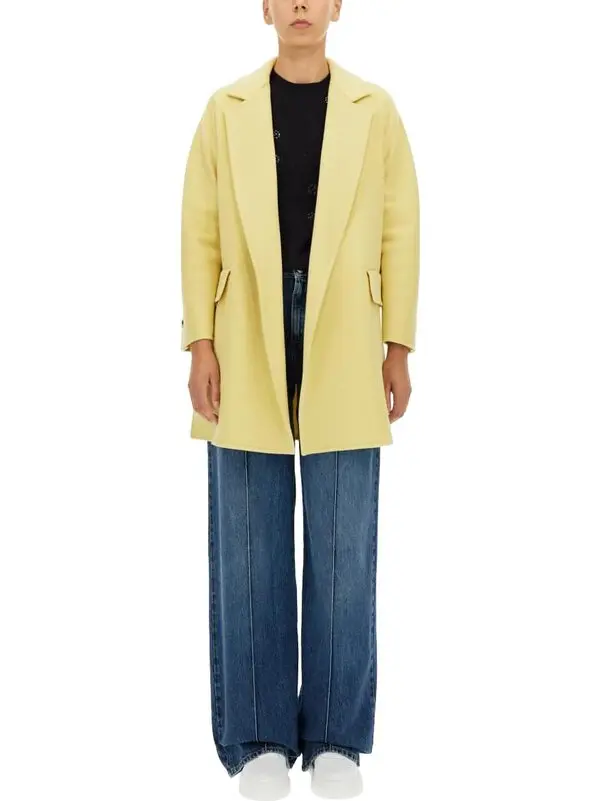 Max Mara Beira Coat - Yellow
