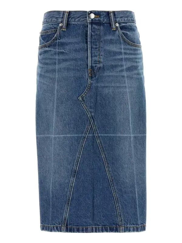Alexander Wang Denim Skirt - Blue