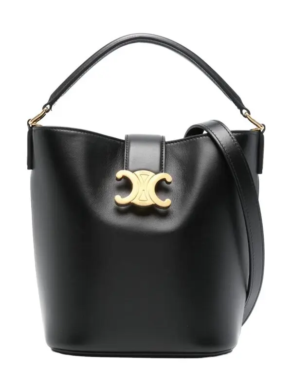 Celine Louise Small Leather Bucket Bag - Multicolor