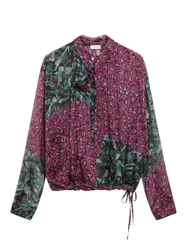 Dries Van Noten Silk Blouse - Multicolor