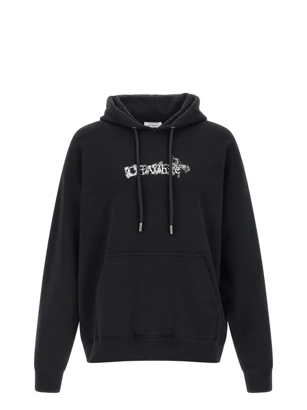 Off-White Heraldic Arrow Skate Hoodie - Black