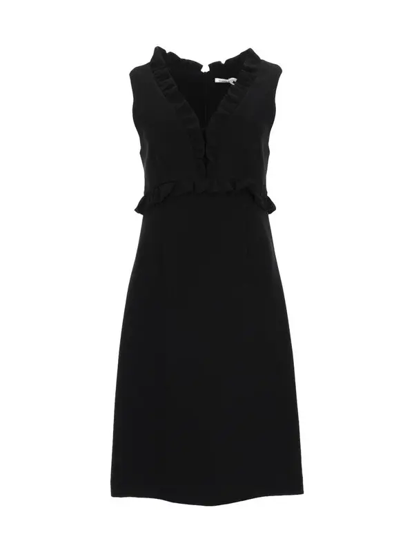 P.a.r.o.s.h Sleepless Midi Dress - Black