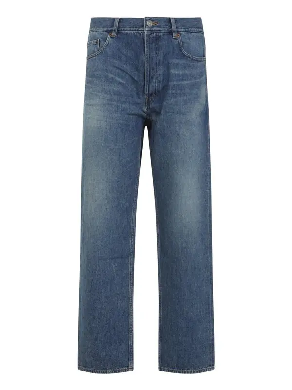 Saint Laurent Mick Long Jeans - Blue