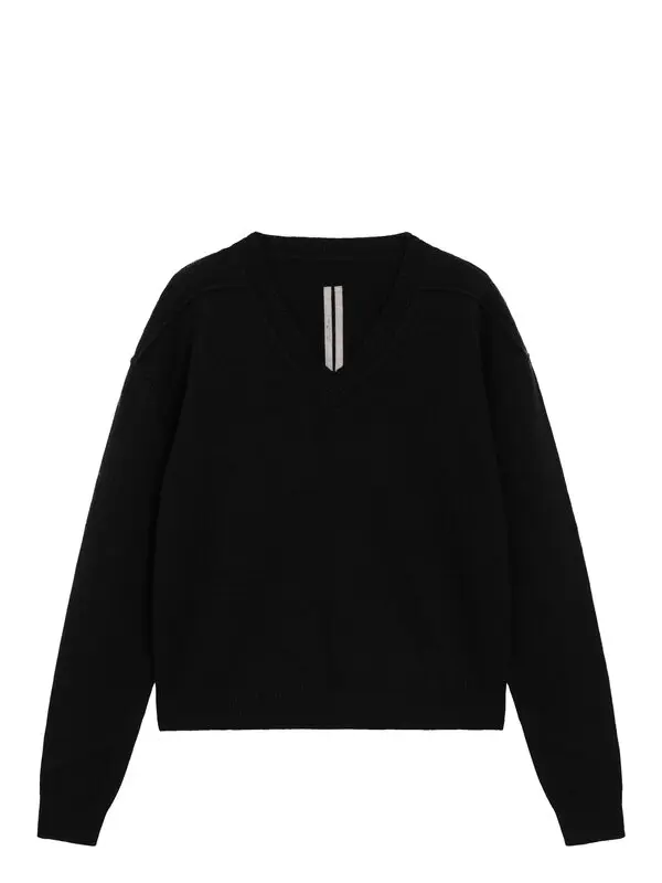 Rick Owens Wool And Cashmere Sweater - Black