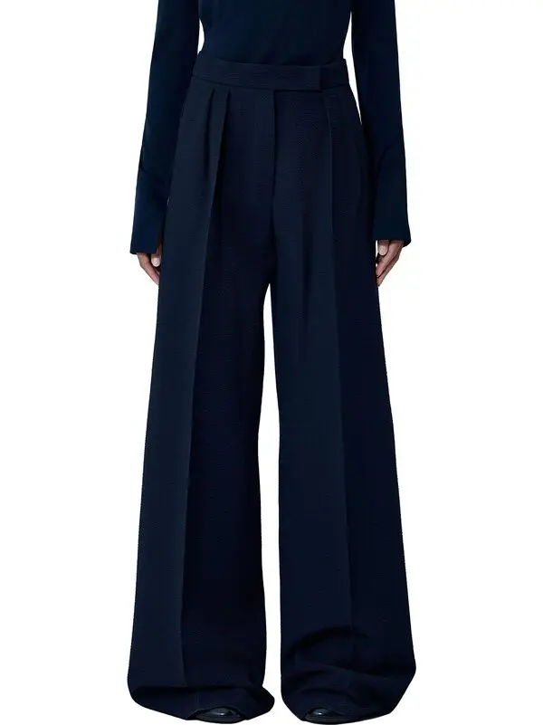 Max Mara Wool-blend Pants - Blue