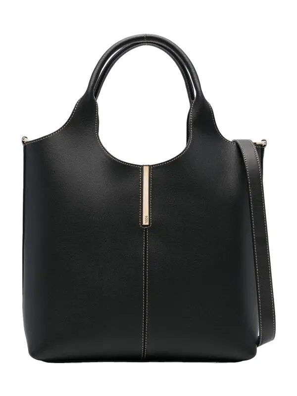 TOD'S Leather Tote Bag - Black