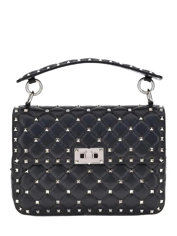 Valentino Garavani Rockstud Spike Handbag - Black