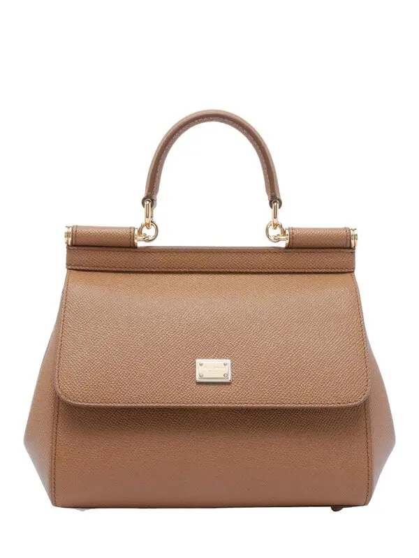 Dolce & Gabbana Sicily Small Handbag - Cream