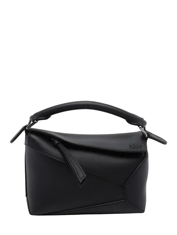 Loewe Mini Puzzle Edge Handbag - Black