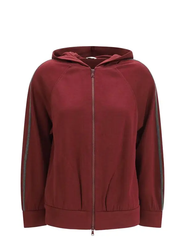 Brunello Cucinelli Long-sleeve Zip Hoodie - Multicolor