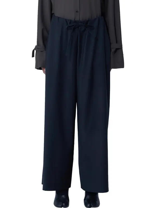 TOTEME Drawstring Dinner Pants - Black