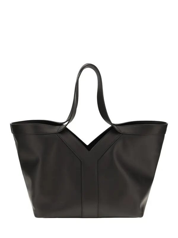Saint Laurent Small Y Tote Bag - Black