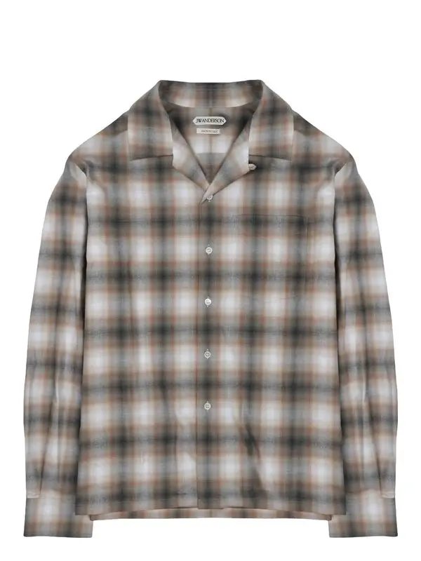 JW Anderson Camicia Con Stampa Check - Multicolor